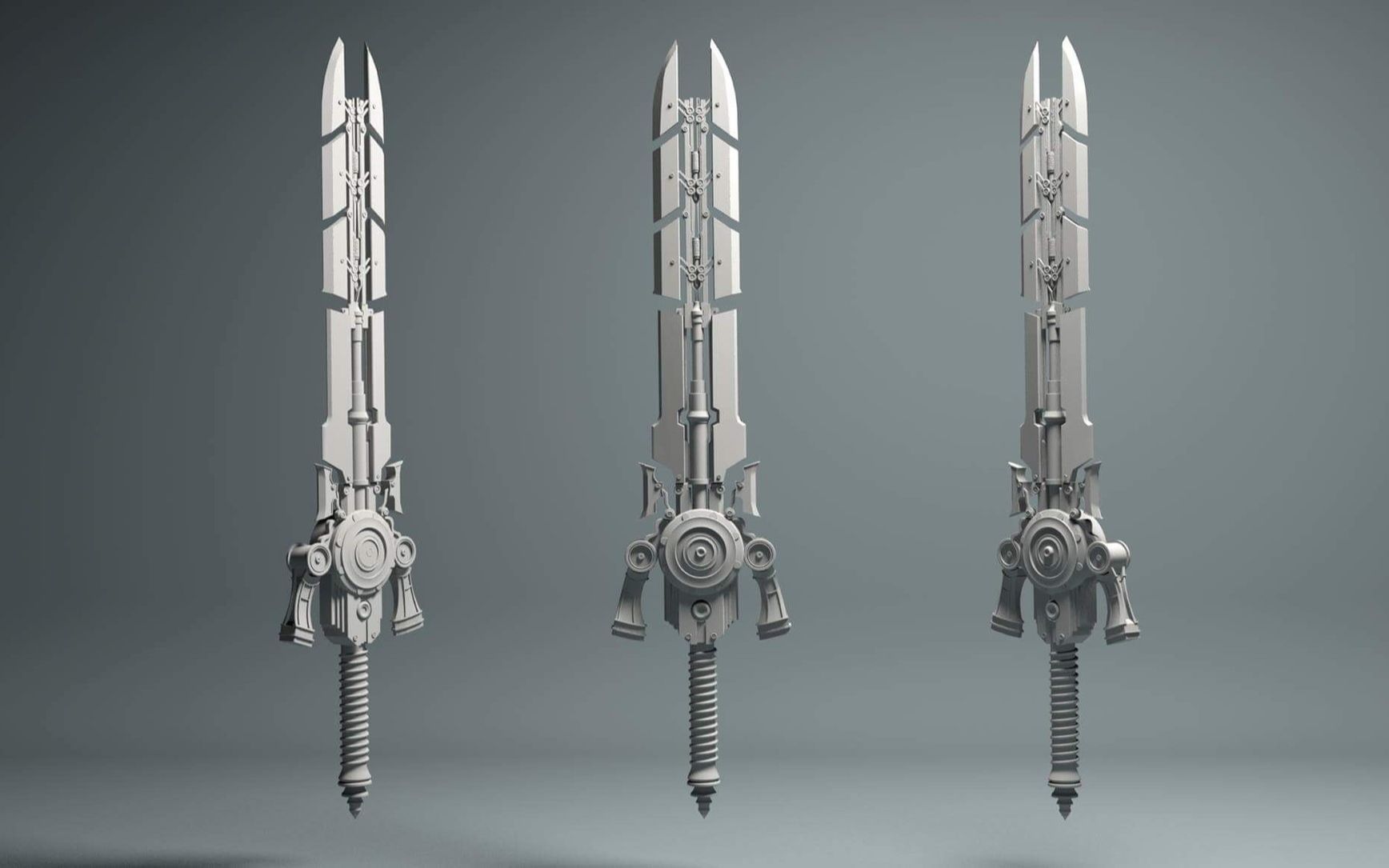 Maya武器建模——零基础武器教程,赛博剑建模