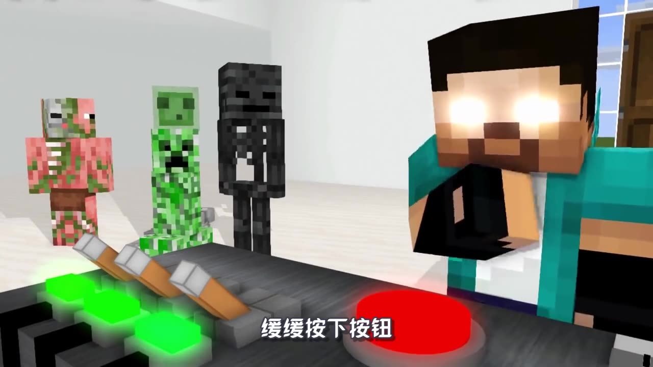 我的世界之搞笑:传送阵出现异常,实体303被传送到沙漠