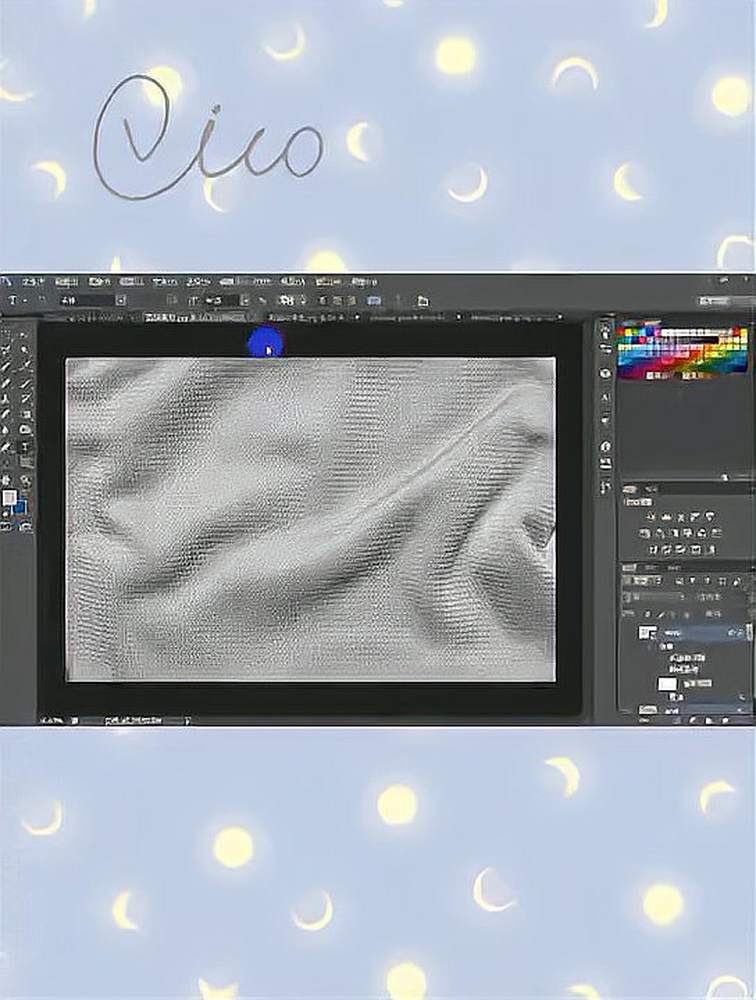 PS制作布料效果#维埃斯欧