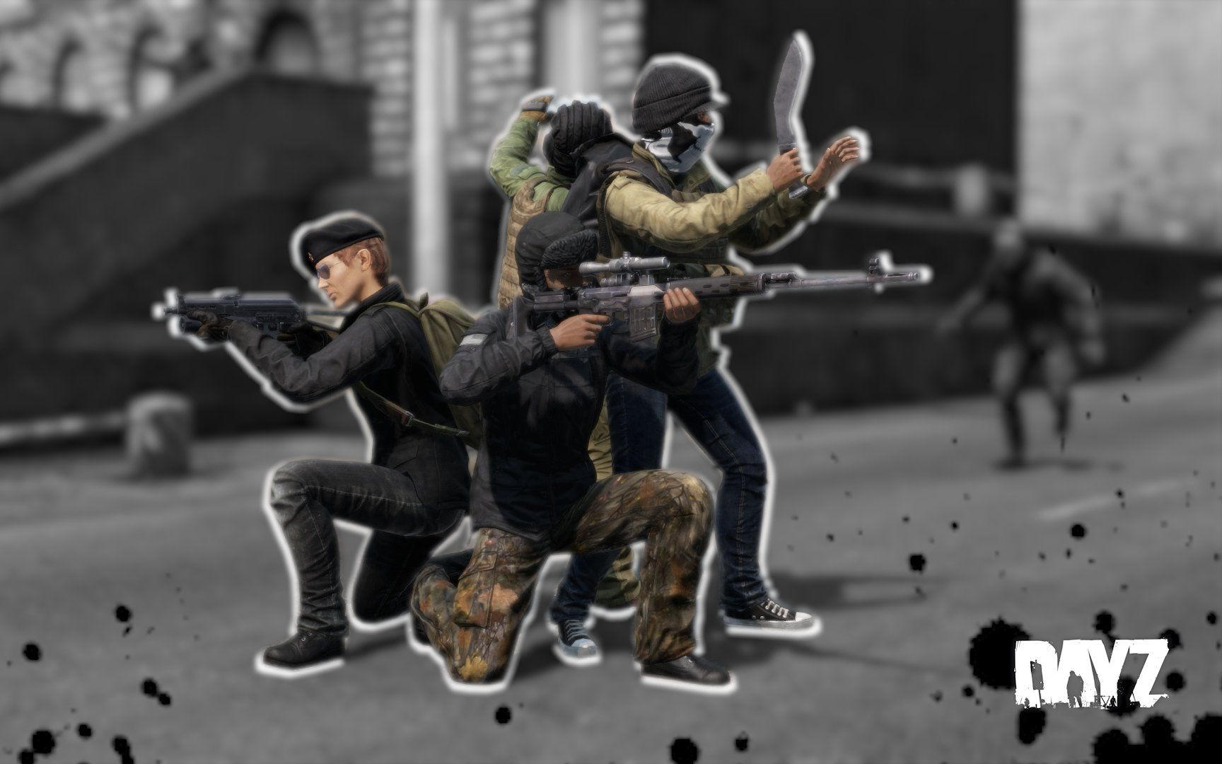 DayZ测试服实况9,烤狼肉吃