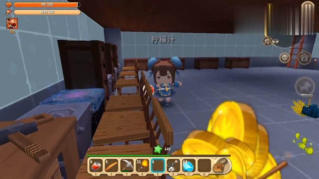 迷你世界海上生存发现一大片钻石不比钻石大陆少