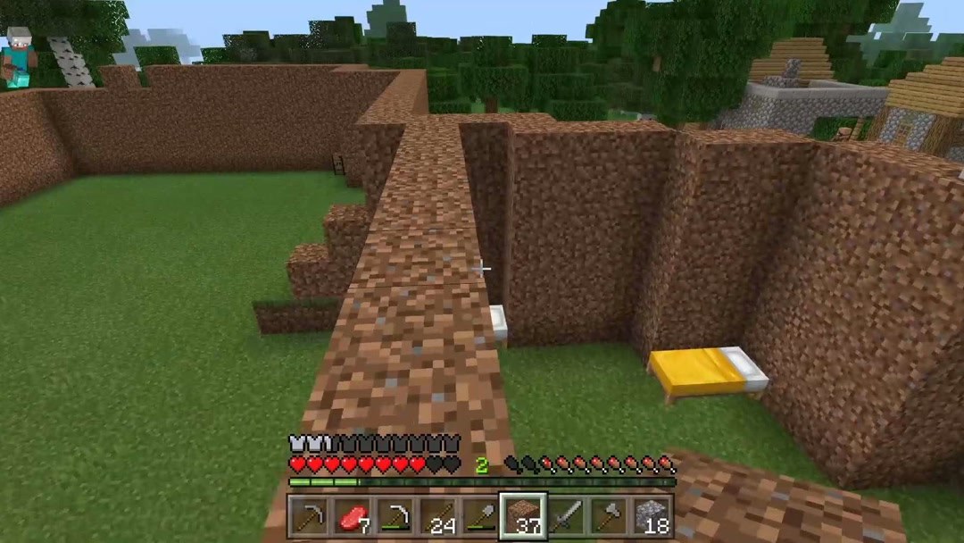 我的世界:雨过天晴开始封房顶