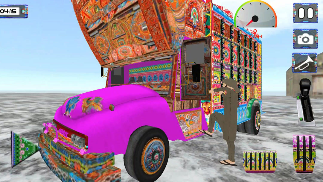 车辆与货物运输模拟器 发现捷径节省一半的路程 真是个小机灵鬼