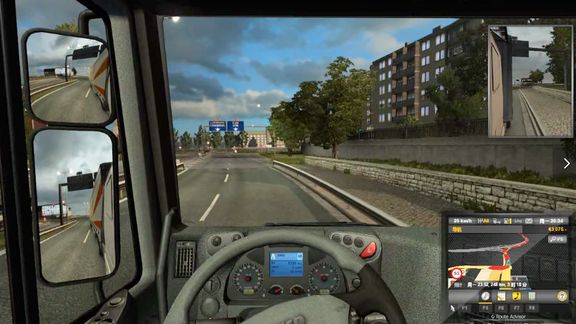 欧洲卡车模拟 我这司机当的好像有点不合格
