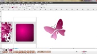 cdr教程 CDR软件下载 安装教程 CDR视频教程 CDR实例教程-蝶花饰...