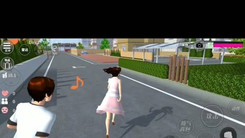 樱花校园模拟器:去咖啡店吃饭,弹钢琴,游泳,