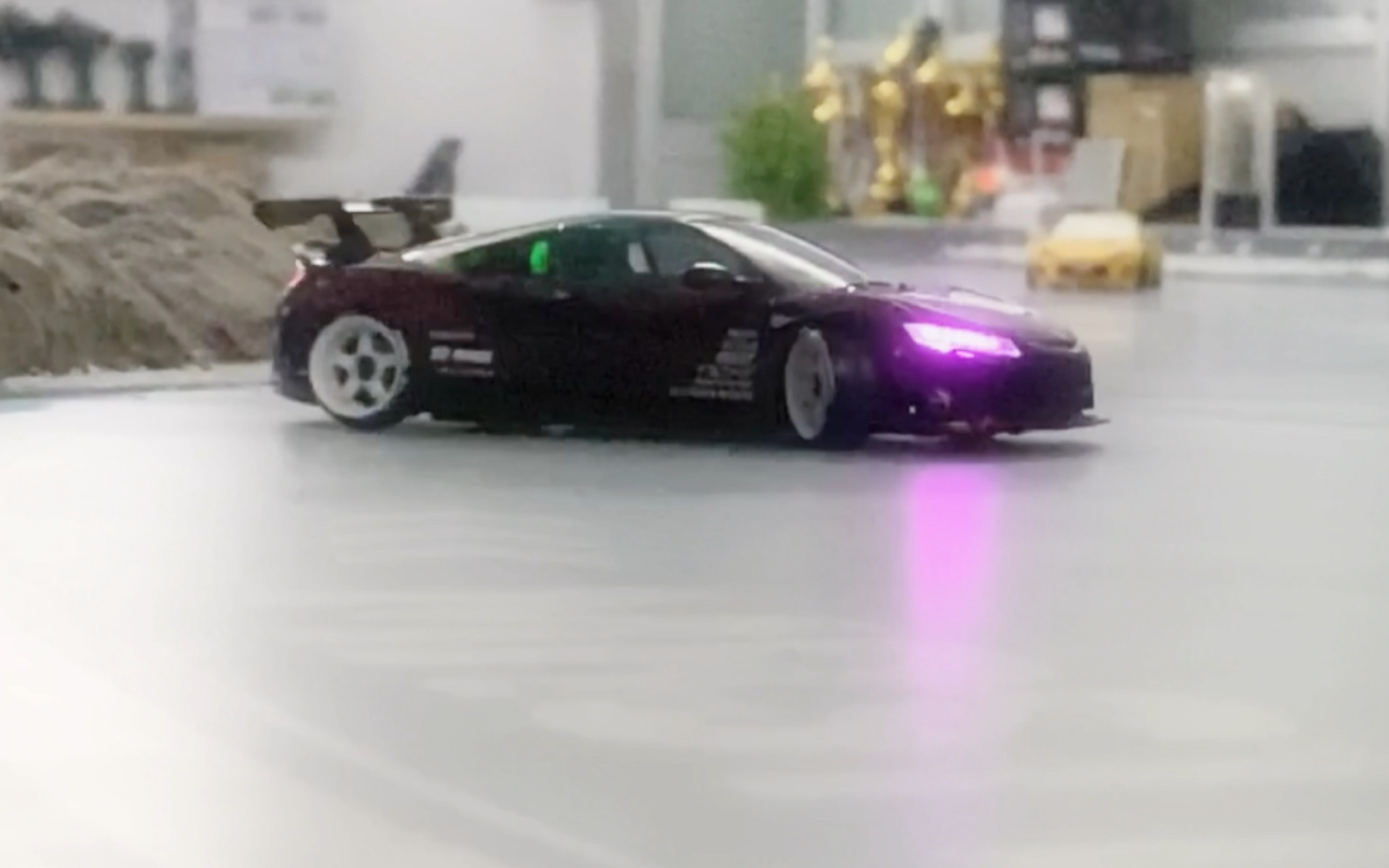 科目五:手刹漂移 一把手刹车就横过来了 大角度进弯 #漂移 #教学 #rc...