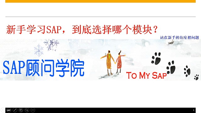 新手学习SAP应该主攻哪个模块?