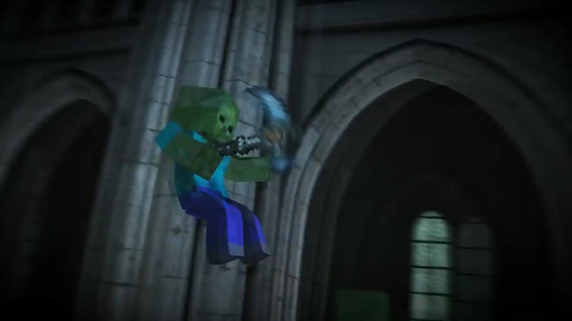 “神不要流血”-史诗般的战斗-“我的世界”动画