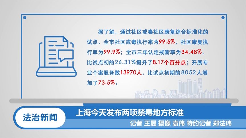 上海发布两项禁毒地方标准|法治天下