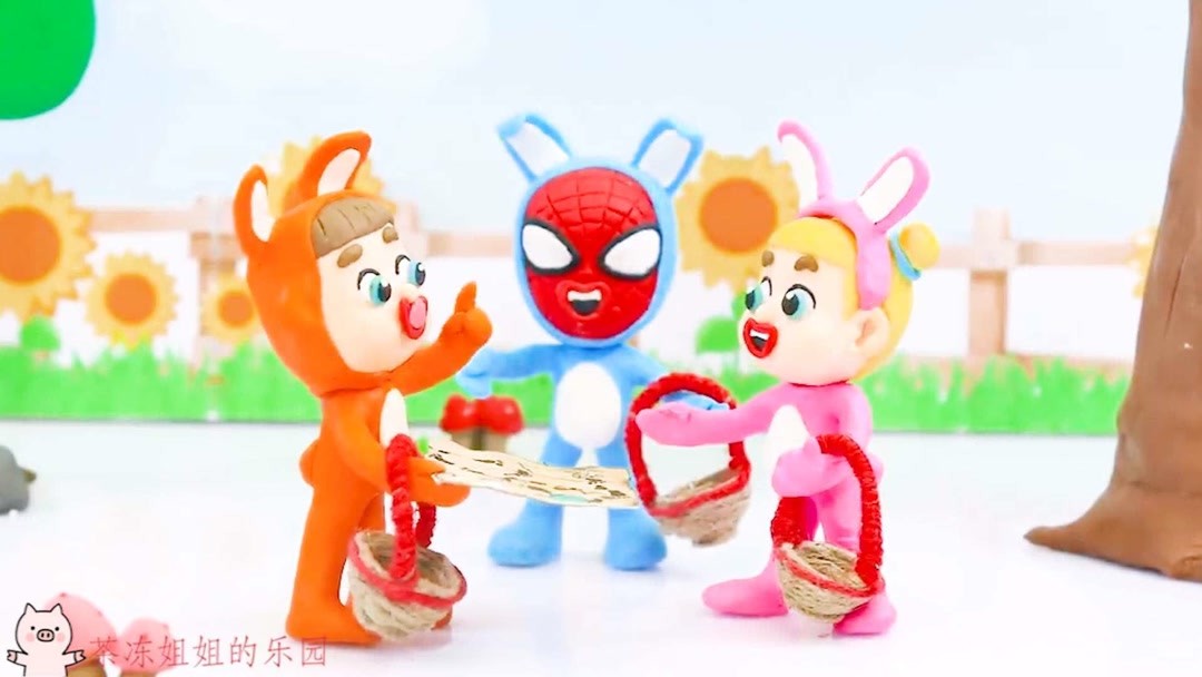 艾莎公主趣味动画:今天大家也是萌萌哒的兔宝宝!