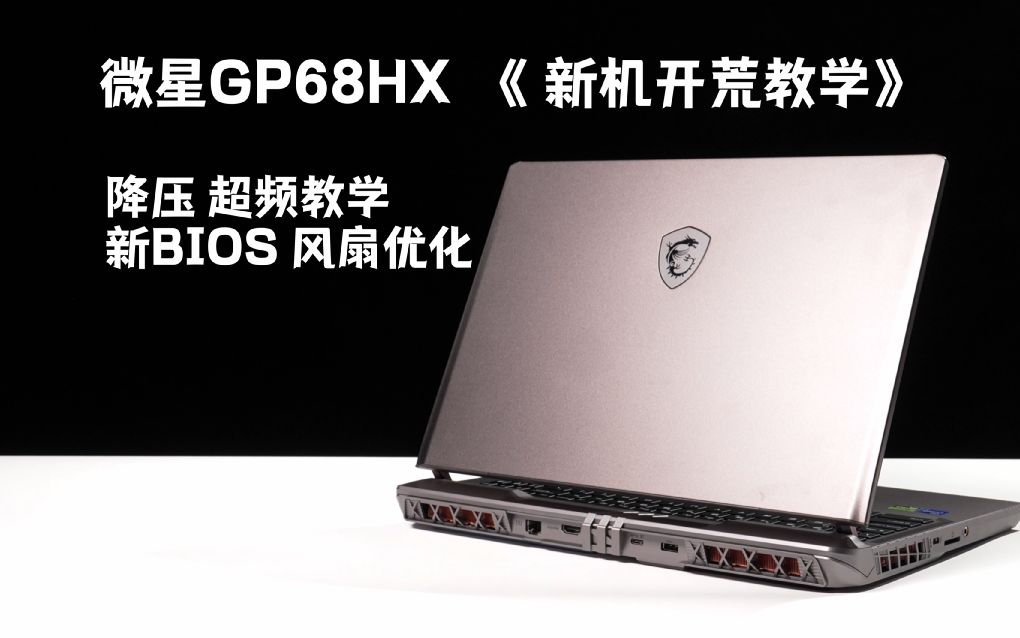 【微星GP68HX 新机开荒】:30A BIOS风扇效果测试+降压 超频教学