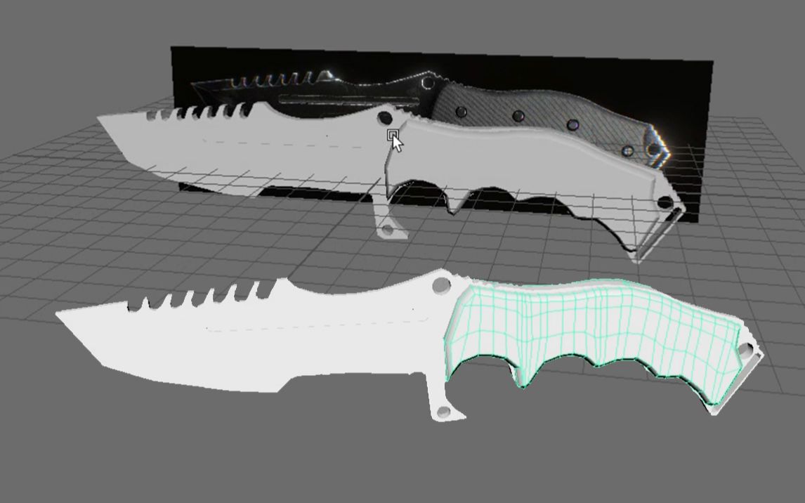 【Maya建模】简单小刀建模教程,maya零基础入门案例教学