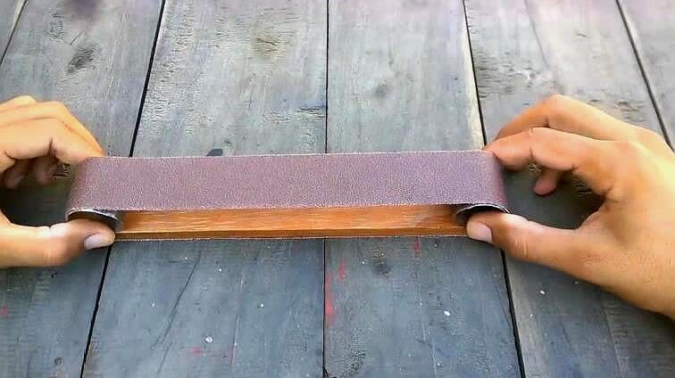 砂纸打磨怎样更方便,看看牛人是如何制作的,真是太有才了