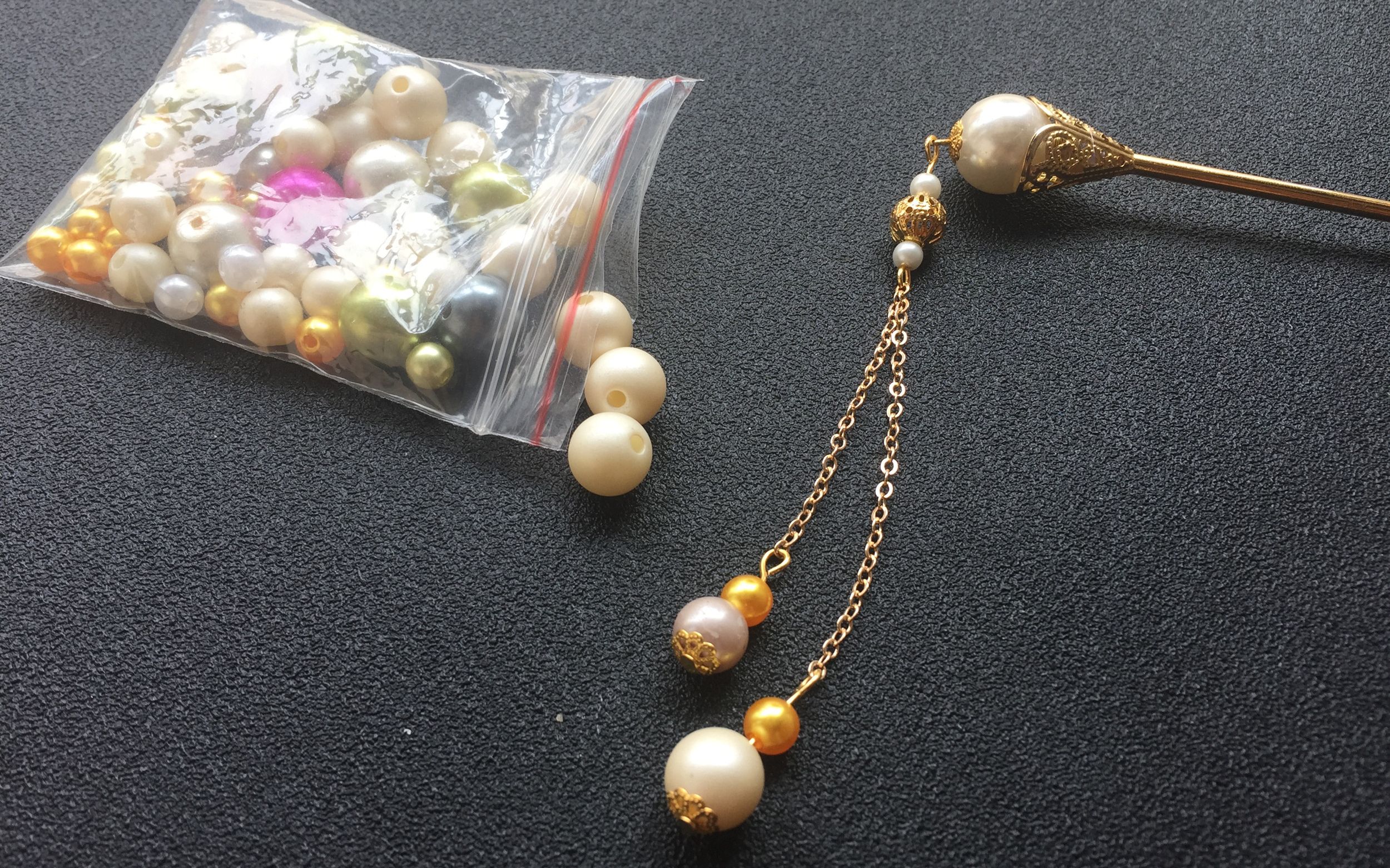 垃圾包能做啥?做个发簪吧,自己开的垃圾包,怎么也得派上点用场