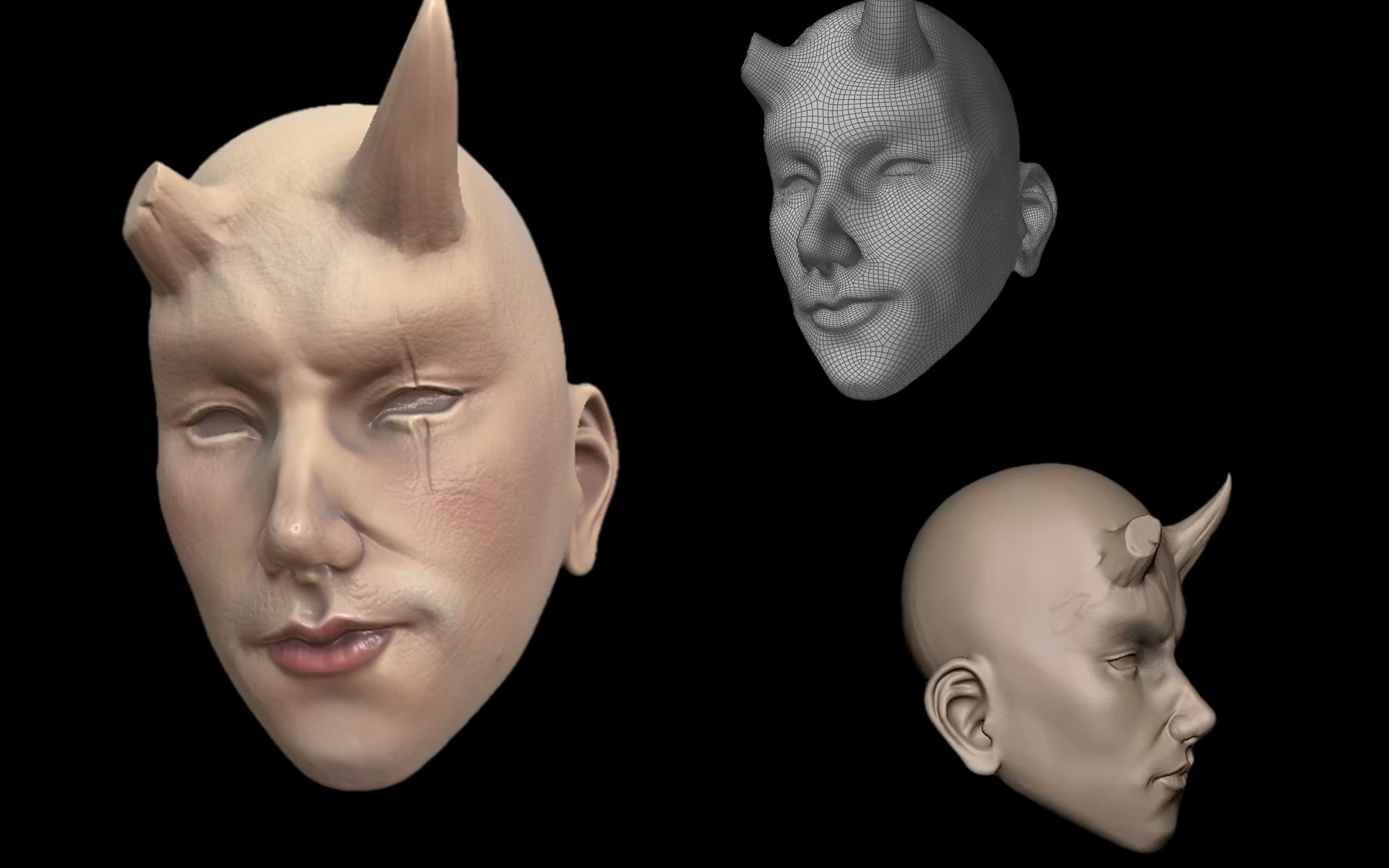 ...时代角色】超写实皮肤材质流程,CG写实角色作品(超酷的小哥哥模型)