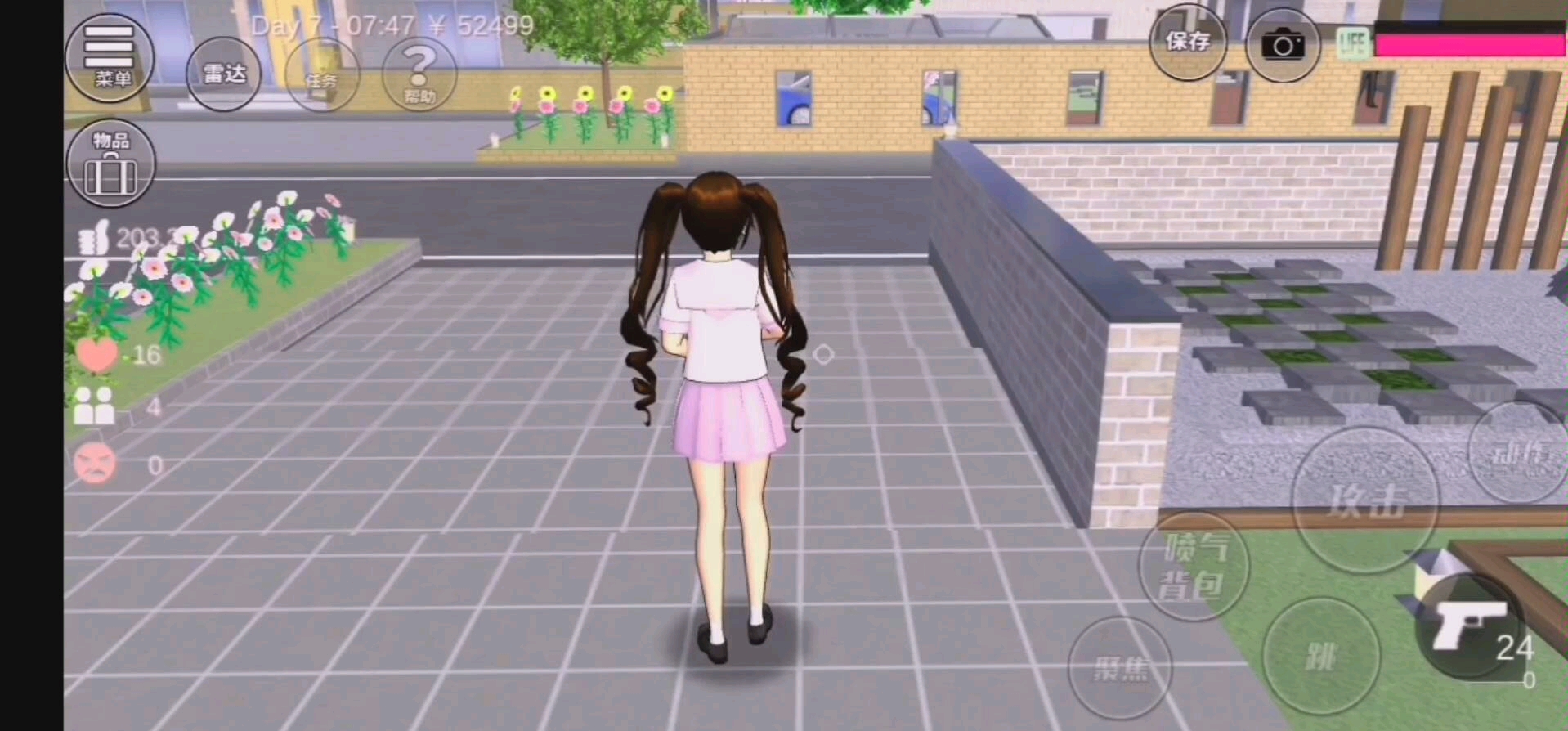 [百年小糖] 《樱花校园模拟器》 诬陷大师嘿嘿嘿!(这个玩法其实也是学...