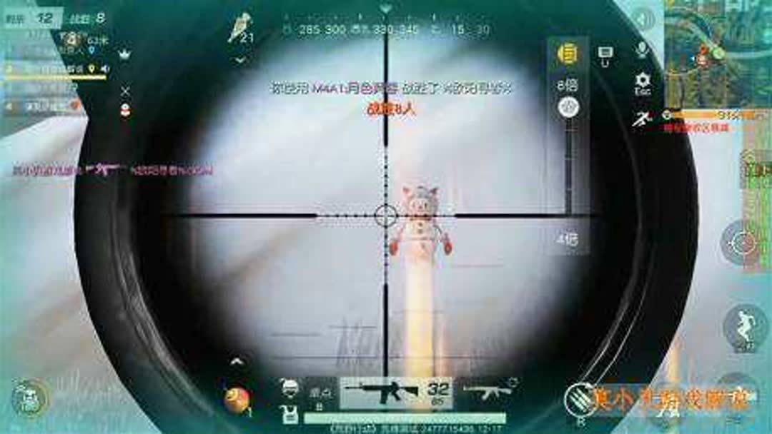 荒野行动莫小贝:8倍镜点射5连杀,再给我几秒能灭两个整编队!