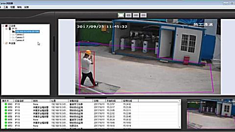 智慧工地中的安全帽检测, 未戴安全帽报警