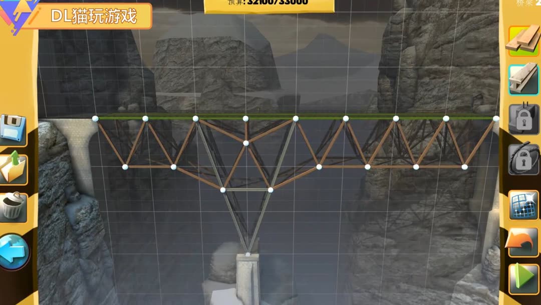 钢架三脚支架搭建木桥