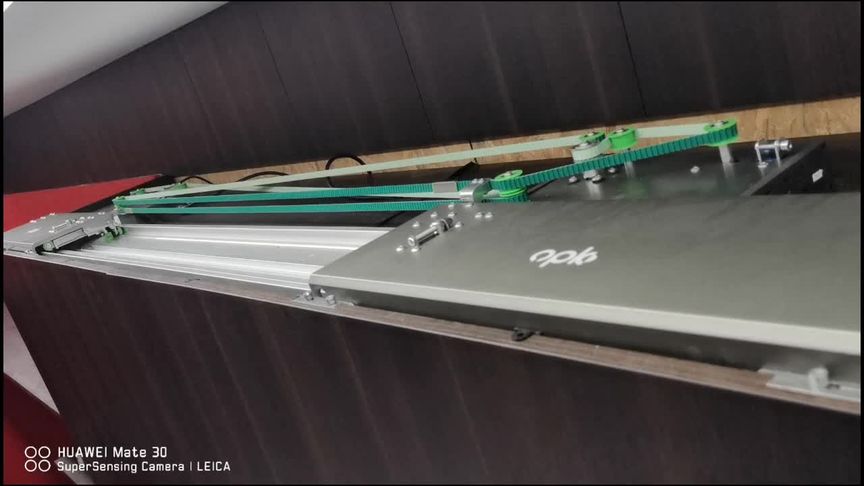 电动衣柜巴士门五金