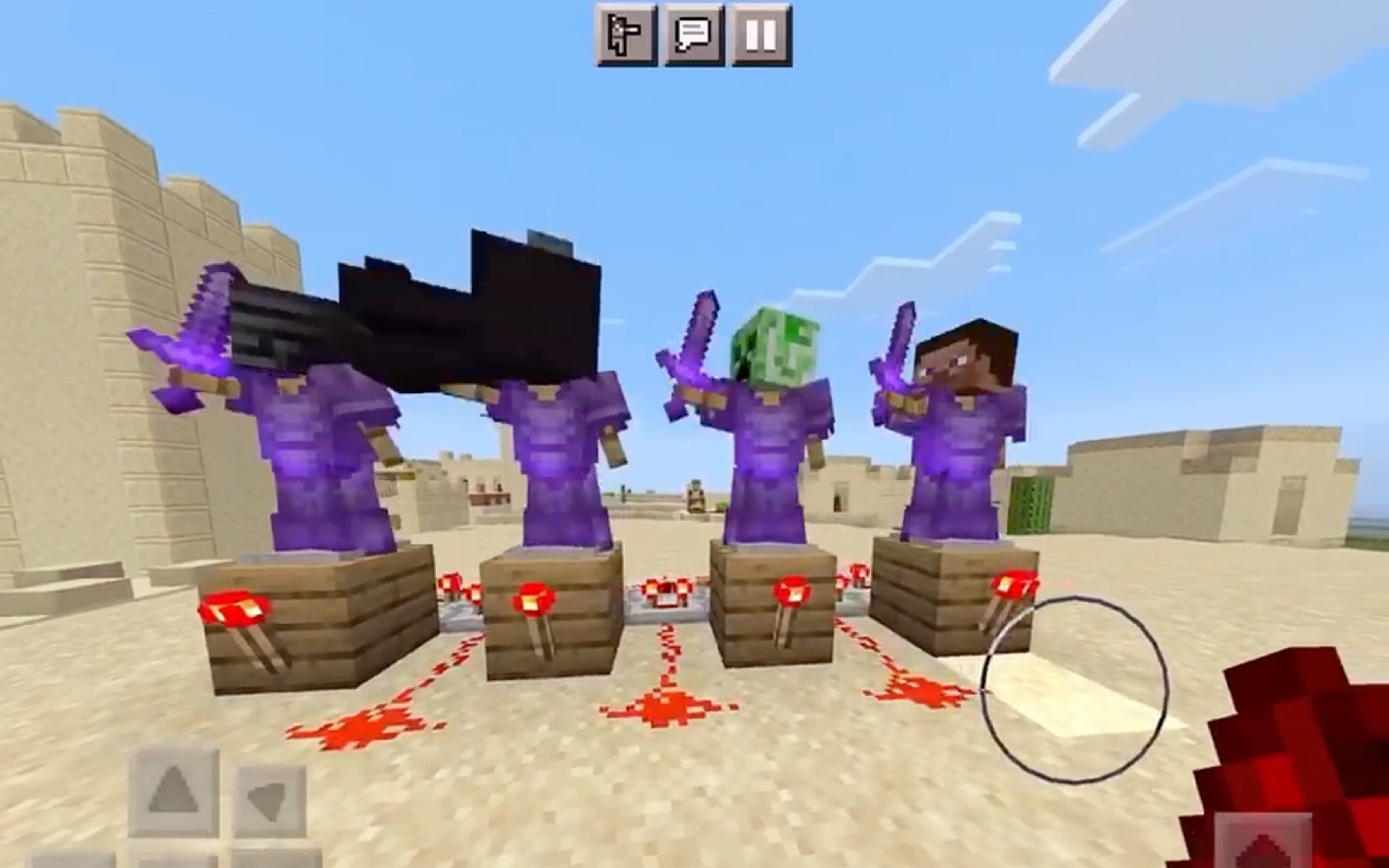 我的世界happy盔甲架制作