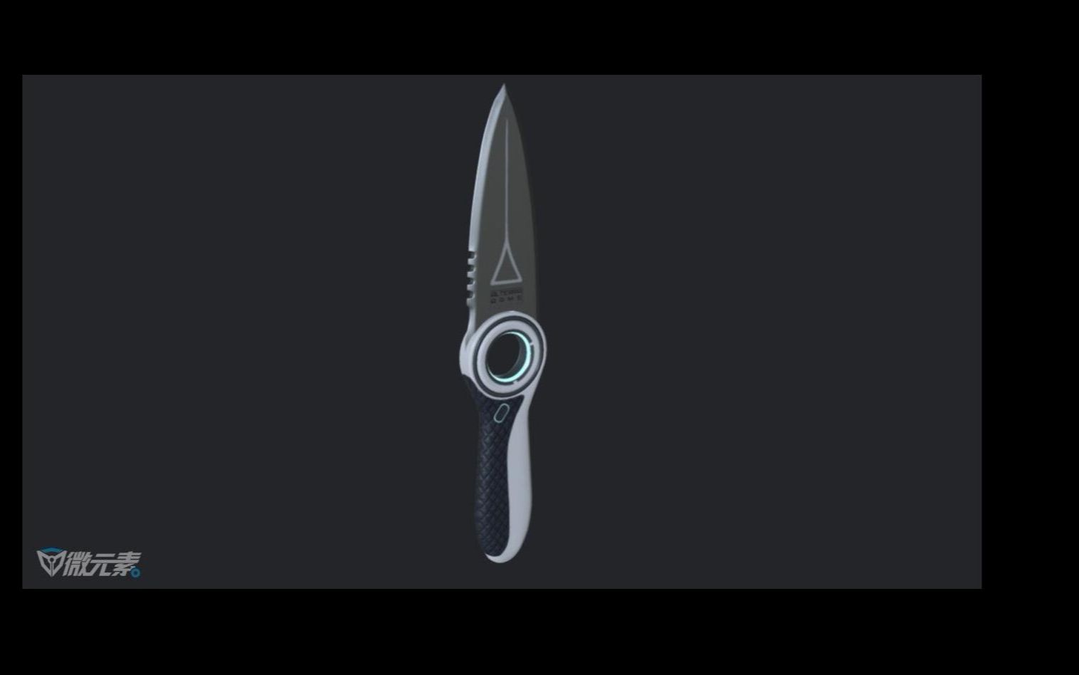 3Dmax零基础武器建模教学--小刀的制作全流程讲解