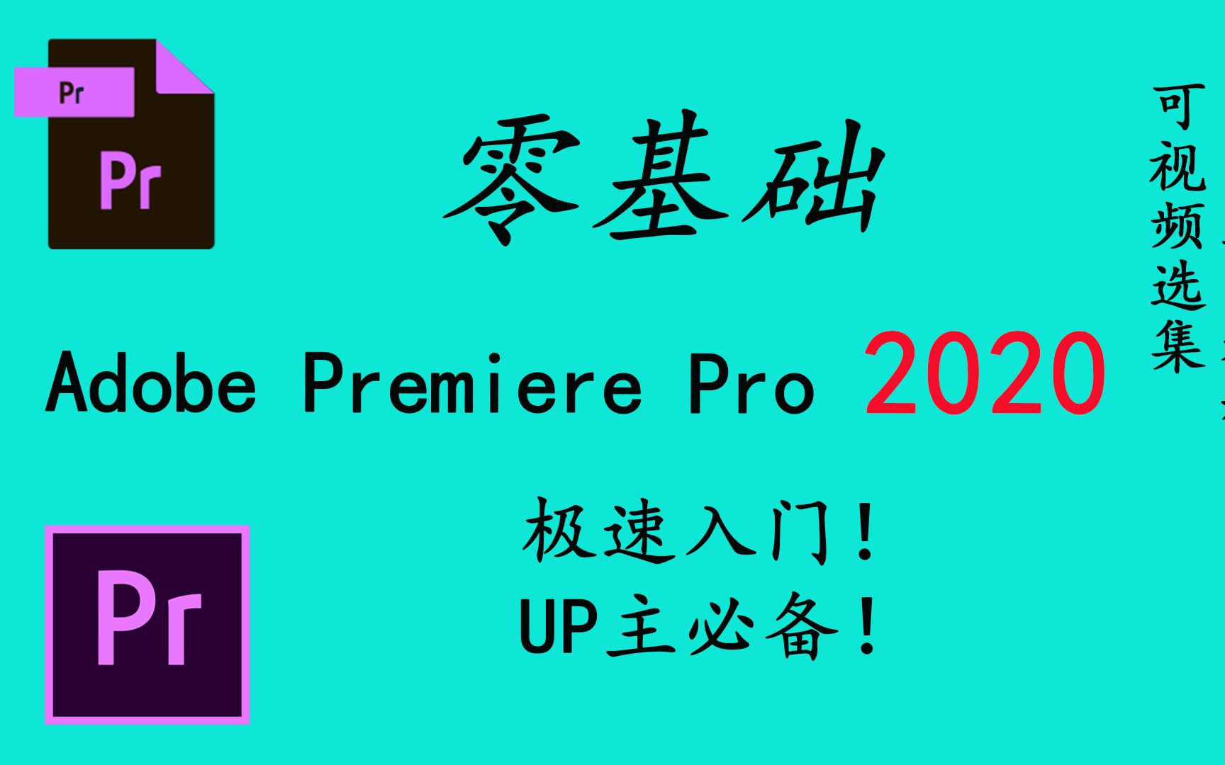 pr2020!零基础极速入门教程,想当UP主的快来上船。马上起飞