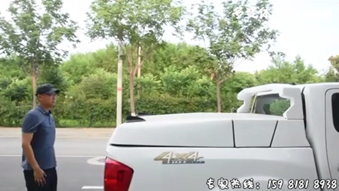 皮卡改装后备箱盖-皮卡车改装鲨鱼王多变体汽车后盖角度调节