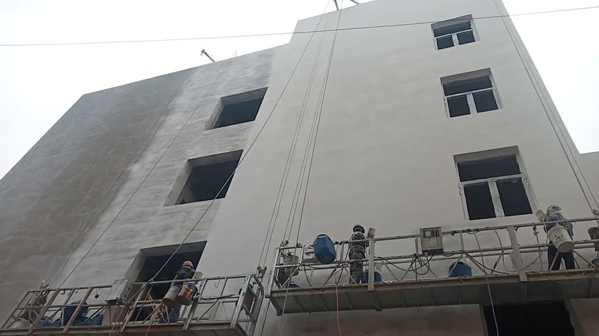 #外墙真石漆 #外墙施工