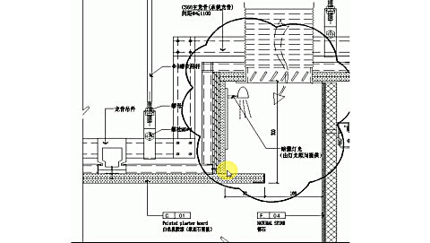 CAD教程, 天花吊顶大样图讲解