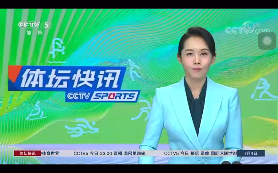 cctv5体坛资讯对于f1 英国站的报道