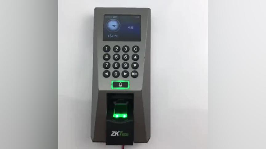 ZKTeco熵基科技F18指纹考勤门禁一体机(京东满1000减100活动)