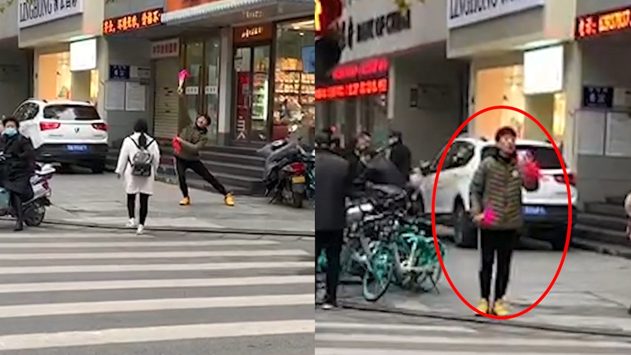 解放天性!郑州一男高三艺考生为练胆街头跳舞,路人笑出声