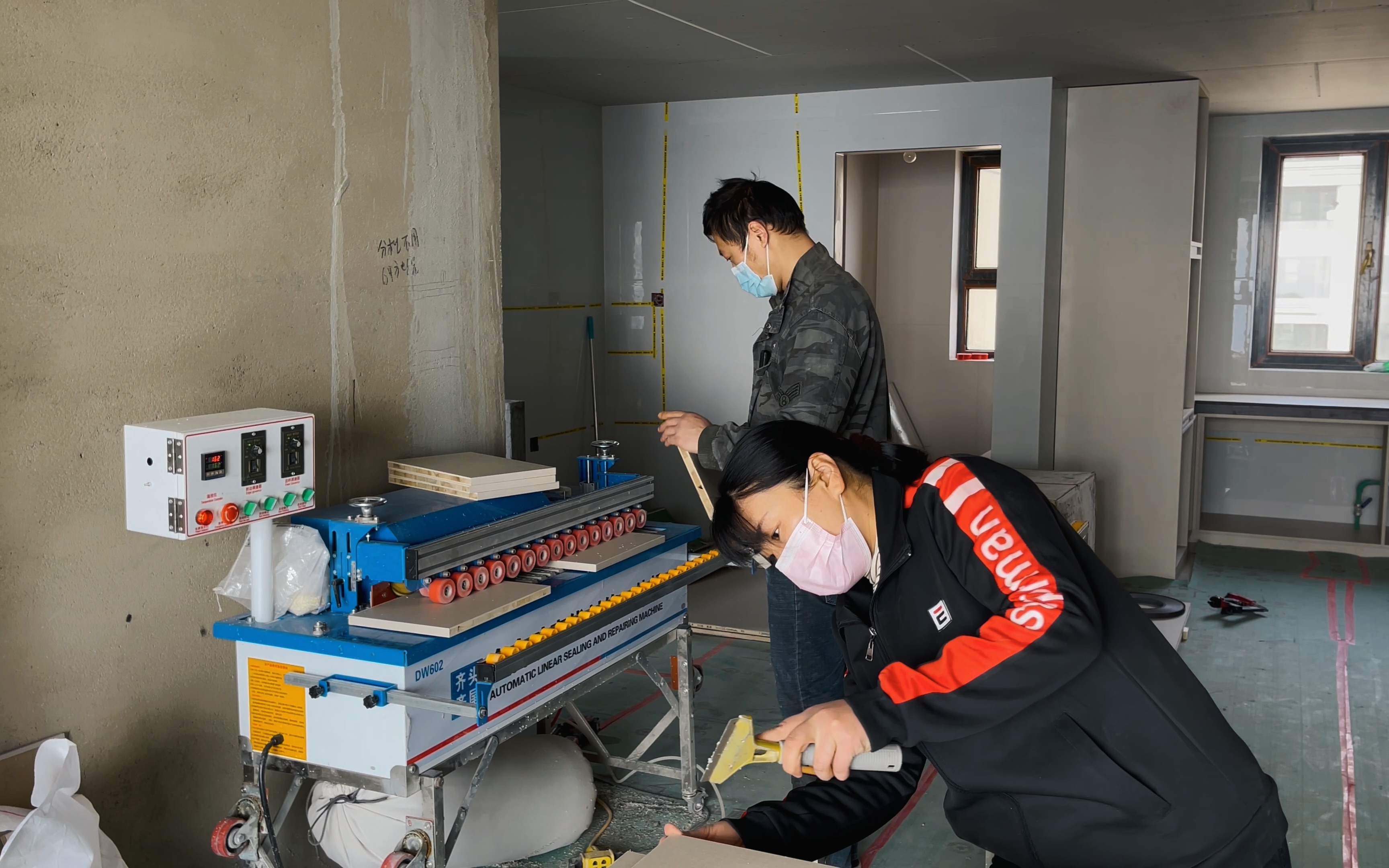 专业木工装修现场制作厨房柜《第八集》施工过程分享