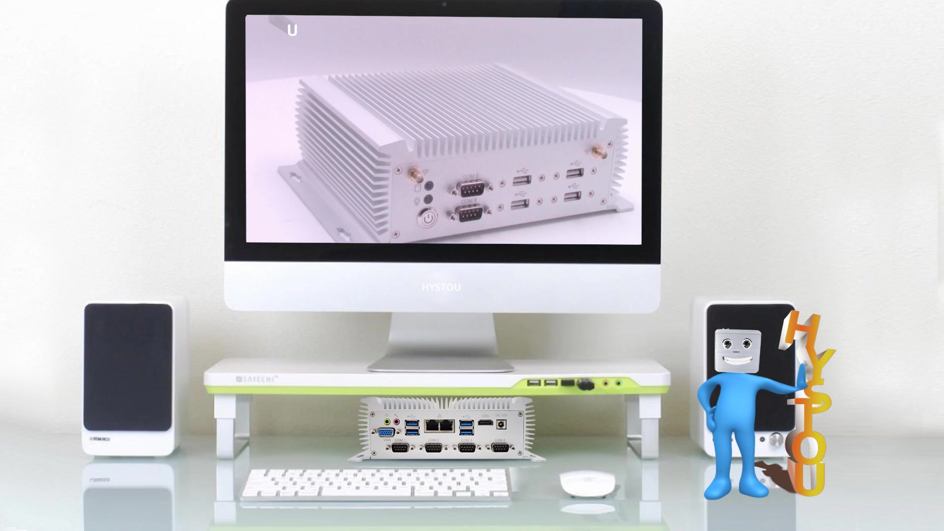 无风扇静音微型电脑主机