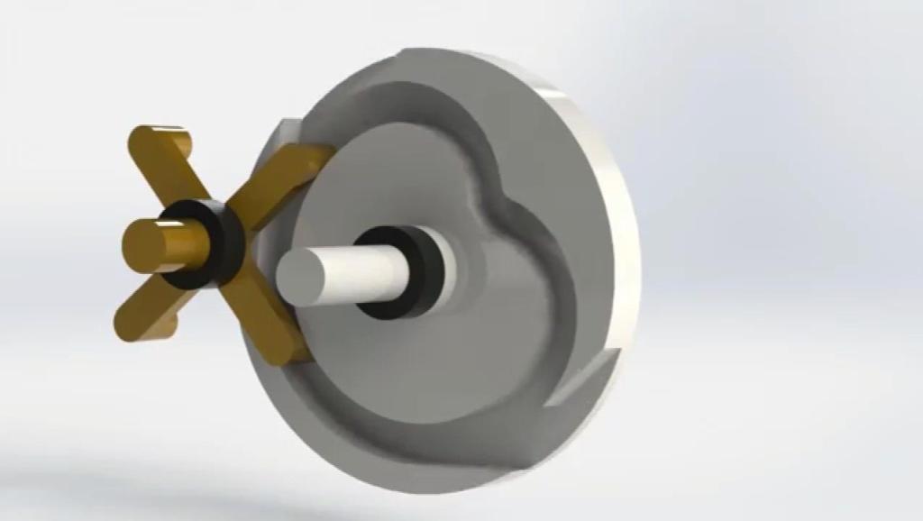 无冲击的高速间歇传动装置, 看懂它的设计原理了吗?