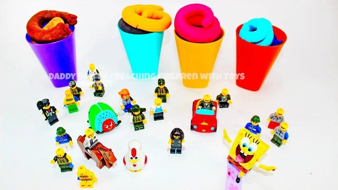 创意彩泥手工玩具 第21集 藏在我的世界里的海绵宝宝和僵尸