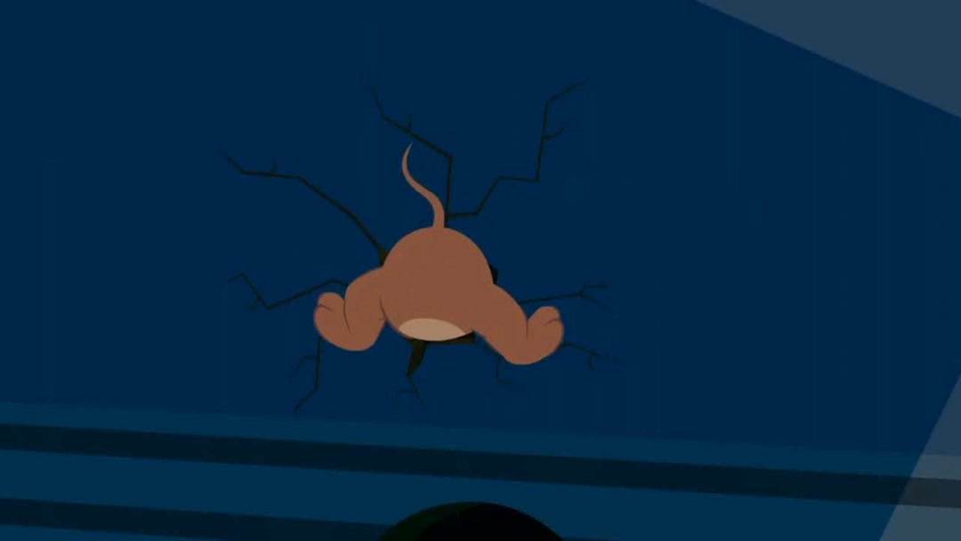 猫和老鼠全集搞笑动画 杰瑞玩大了被卡住了