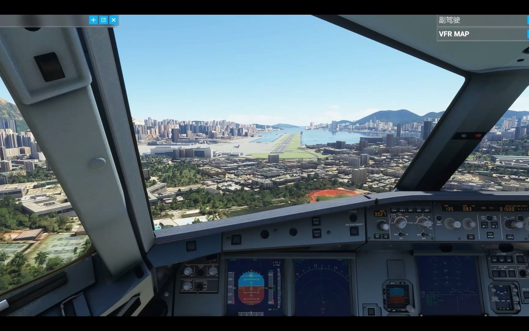 飞行模拟2020香港启德机场降落