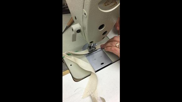 旗袍现场实操制作教学视频教程实操实操02牙边制作