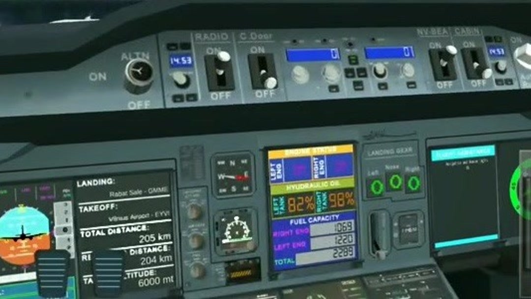 模拟飞行787-A380感受飞行,