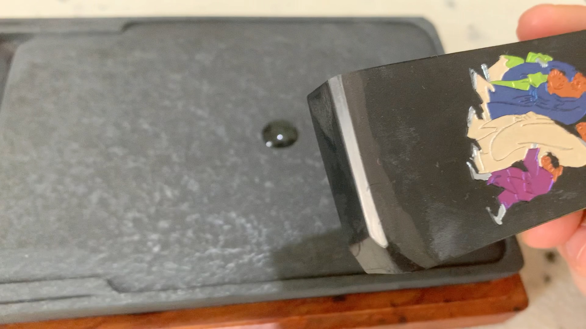 磨墨记录:还是那句话,选择不同角度,可以控制看到泡或者不看到泡