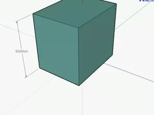 SketchUp视频教程 3-1-4面的移动与复制