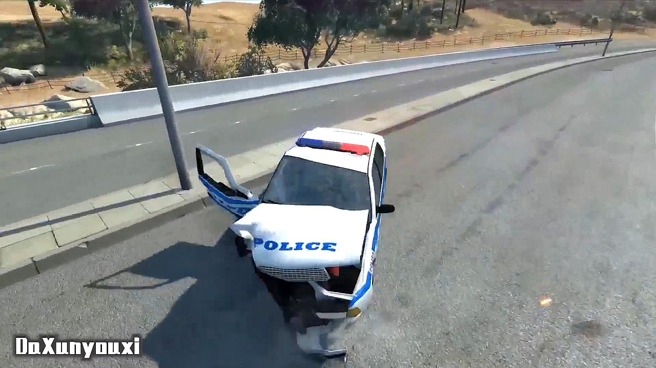 车祸模拟器:开车三心二意,过个桥都能撞到桥墩子!