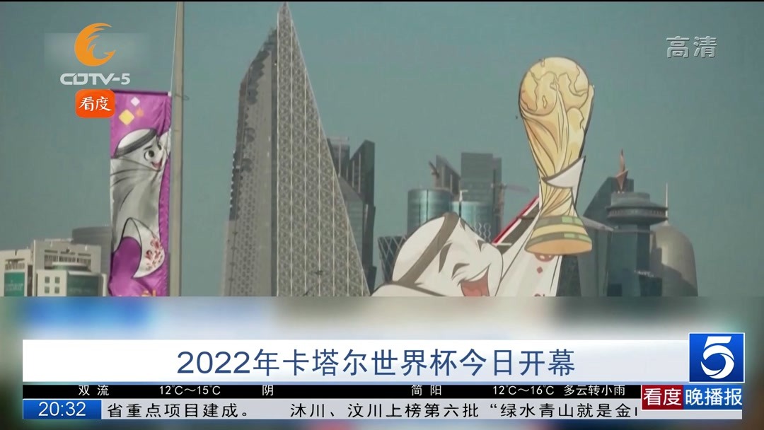   2022年卡塔尔世界杯今日开幕