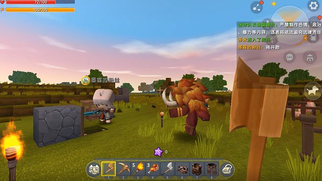 迷你世界小伙伴联机生存,你们是土拨鼠吗住在地底下,竟然还种地 多米...