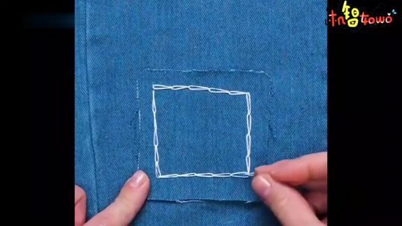 生活小技巧, 缝补衣服的隐形针法