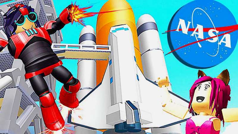 「屌德斯&小熙」Roblox自然灾害模拟器 乘坐阿波罗火箭飞向宇宙