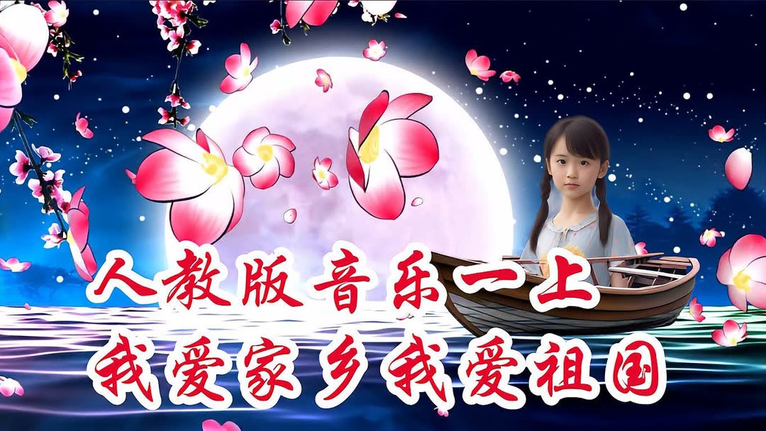 人教版小学音乐一年级上册歌曲《我爱家乡我爱祖国》好听又好学